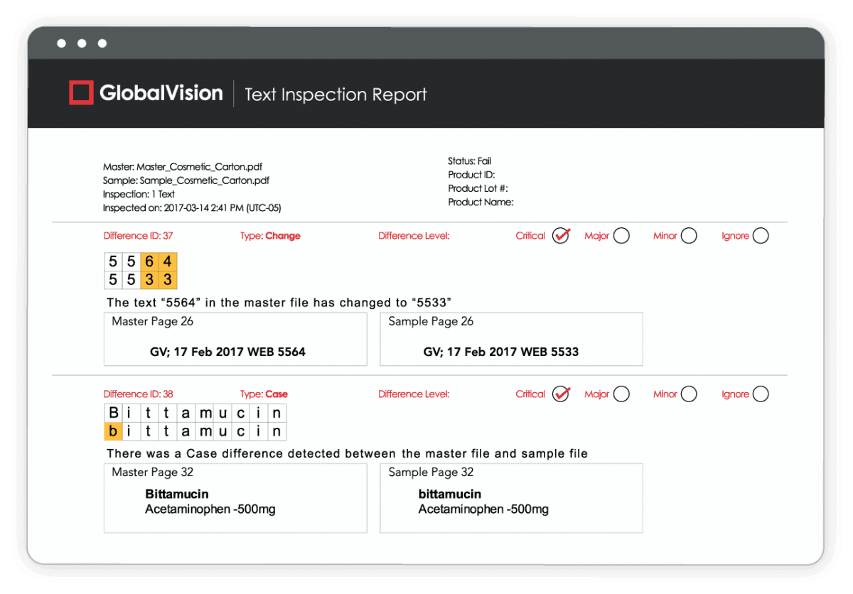 Text Inspection – Aiwe Graphics