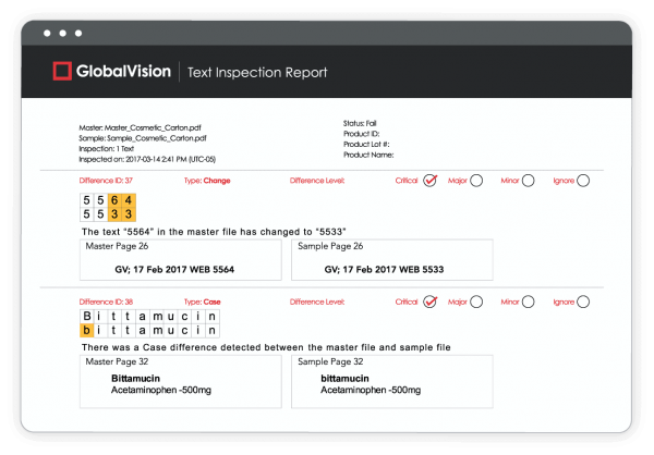 Text Inspection – Aiwe Graphics